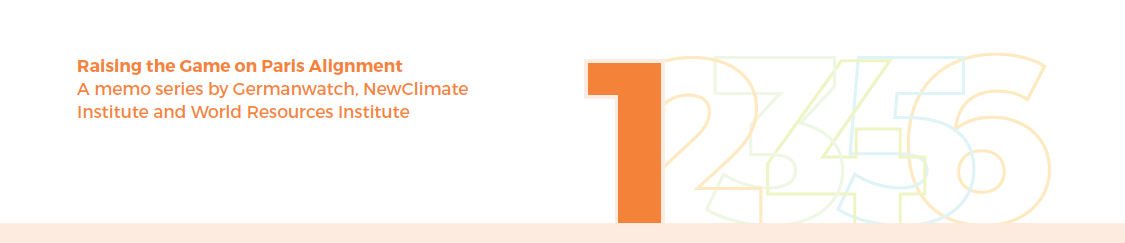 Raising the Game on Paris Alignment | Germanwatch e.V.