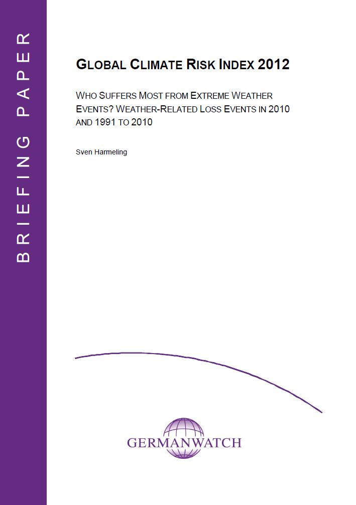 Global Climate Risk Index 2012 | Germanwatch e.V.