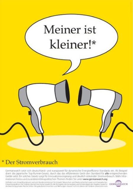 Poster: Meiner ist kleiner!* (deutsch) | Germanwatch e.V.