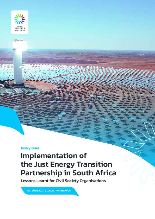 Implementation of the Just Energy Transition Partnership in South ...