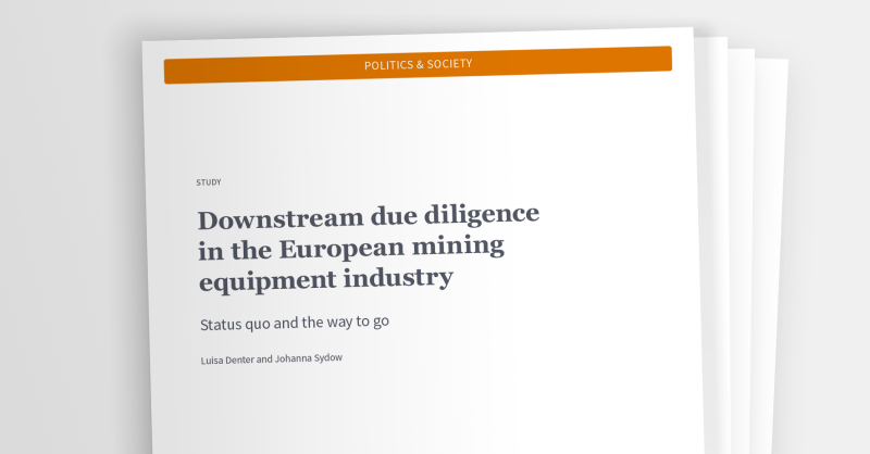 Downstream due diligence | Germanwatch e.V.