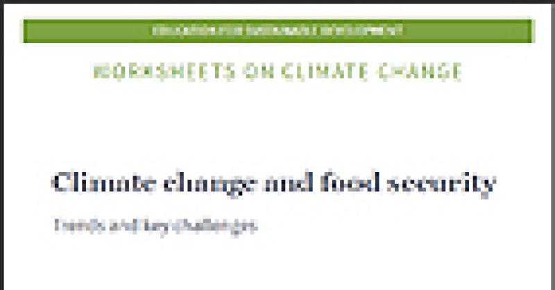 Worksheets: Climate change and food security | Germanwatch e.V.